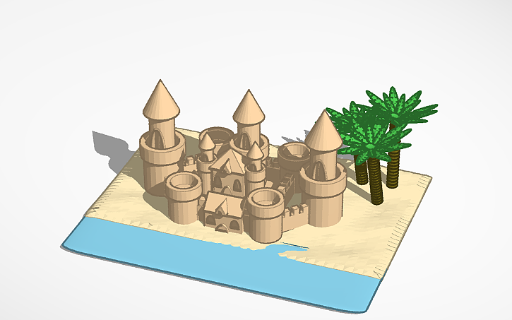 3D design Copy of Sandcastle Contest - Tinkercad