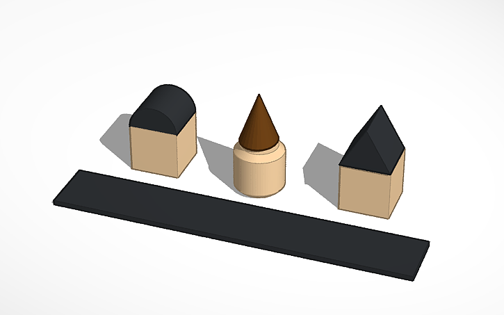 3d Design 5 Objects Assignment Tinkercad