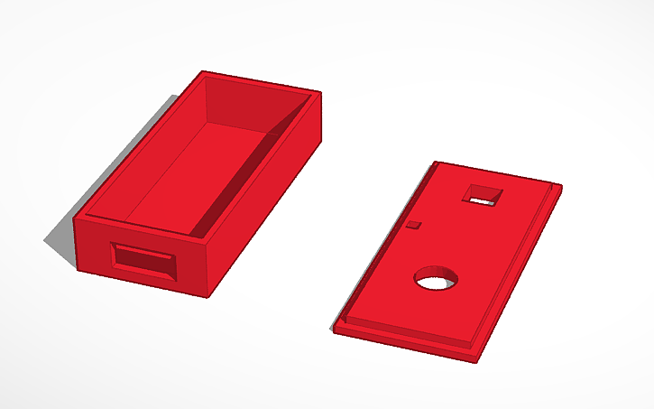 3D design ESP32-CAM case | Tinkercad