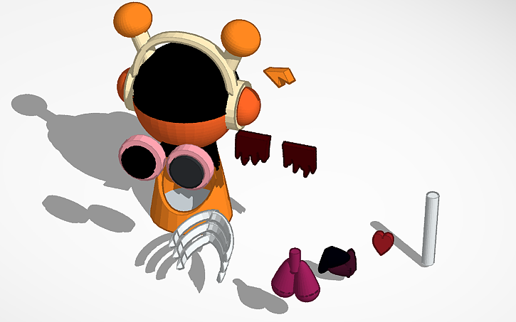 3D design But it’s hard oren sprunki horror - Tinkercad