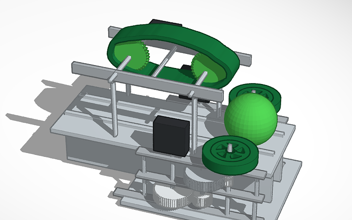 3D design pp laucher | Tinkercad