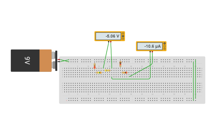 Circuit design CIRCUITO EN SERIE DCM | Tinkercad