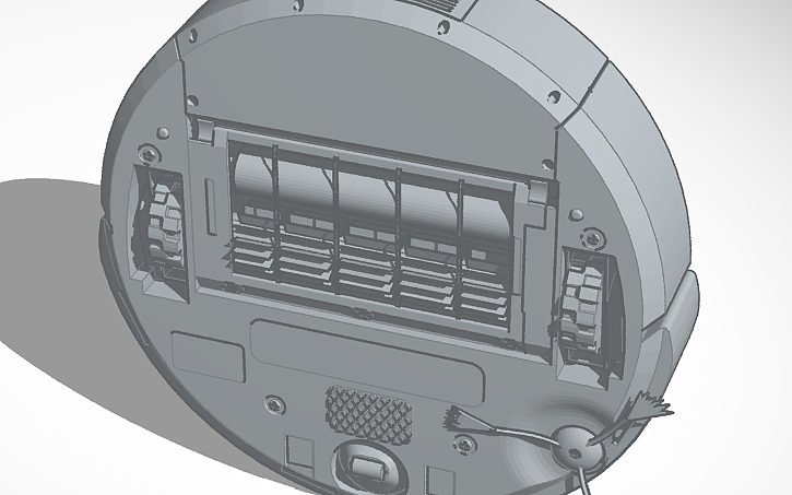 3D design Roomba 650 Model (untextured) | Tinkercad