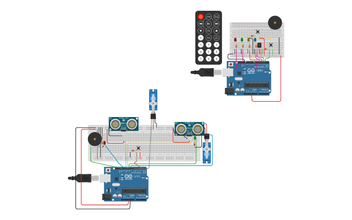 Circuit design Smart Home - Tinkercad