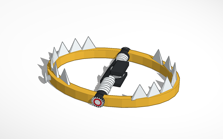 3D design Junkrat Bear Trap (Copy from Drake 117) - Tinkercad