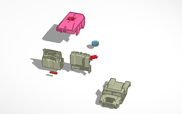 3D design hamwee - Tinkercad