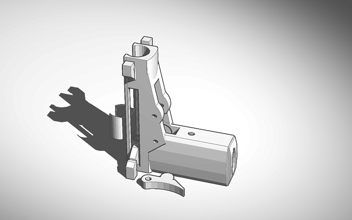 3D design Syringe gun - Tinkercad