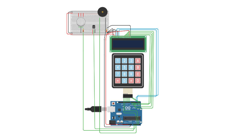 Circuit Design Problem 01 Smoke Detection System Tinkercad