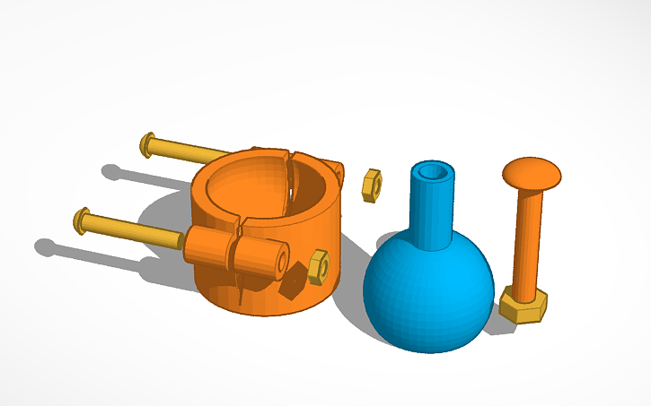 3D design Flexible ball joint - Tinkercad