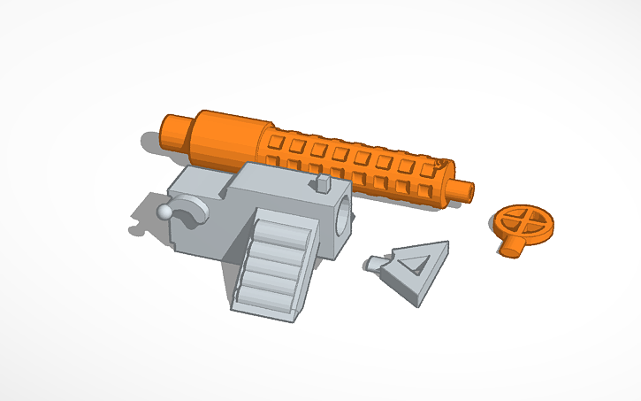 3D design Machine Gun LMG 08/15 | Tinkercad
