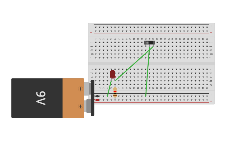 Circuit design ied cel | Tinkercad