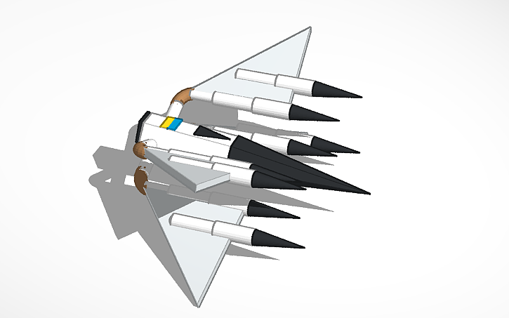 3D design Starship - Tinkercad