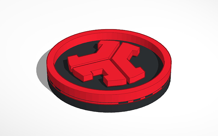 3D design Defqon.1 logo | Tinkercad