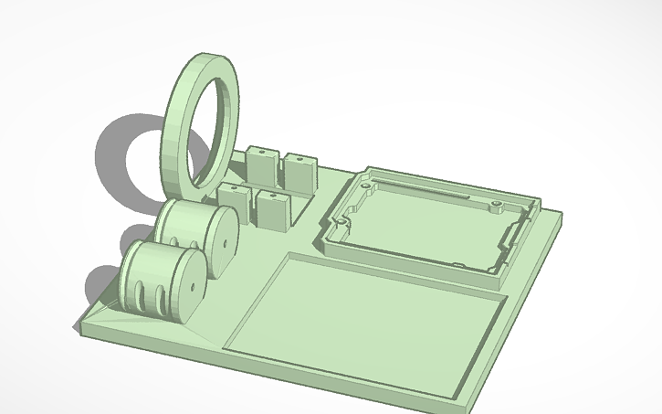 3D design Postazione Arduino uno - Tinkercad