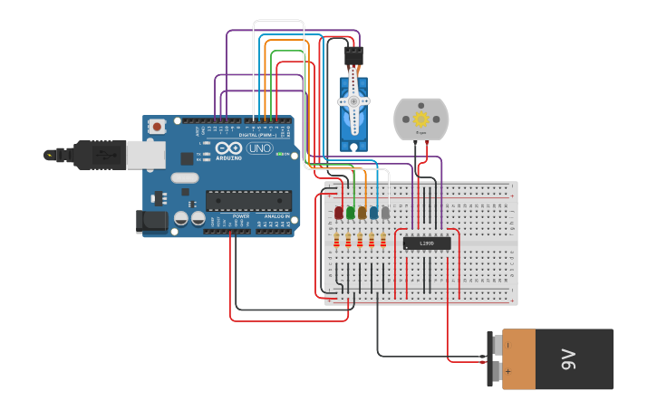 Circuit design Dazzling Borwo - Tinkercad