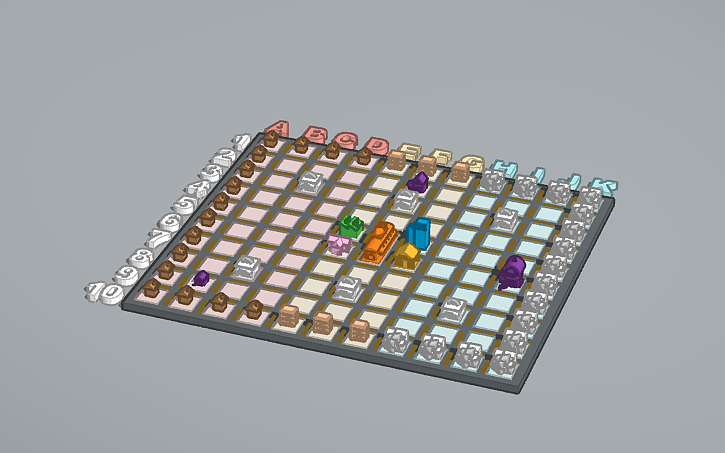 3D design Copy of Mapa de RPG - Tinkercad