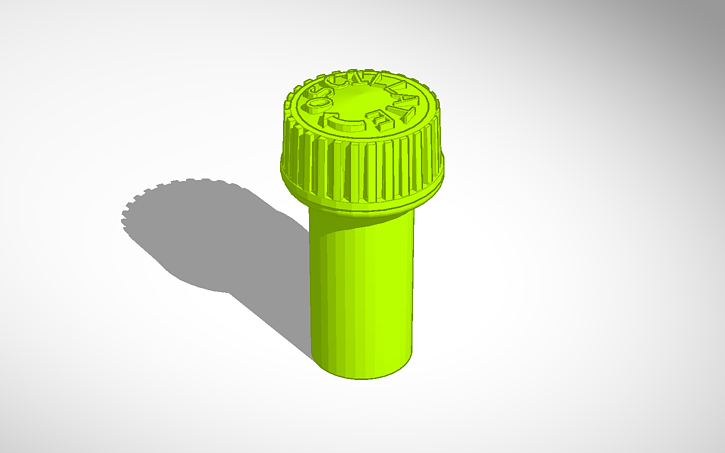 3D design Fan Knob 1950's GE fan - Tinkercad