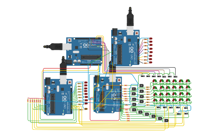 Circuit design 4 arduinosa debug | Tinkercad