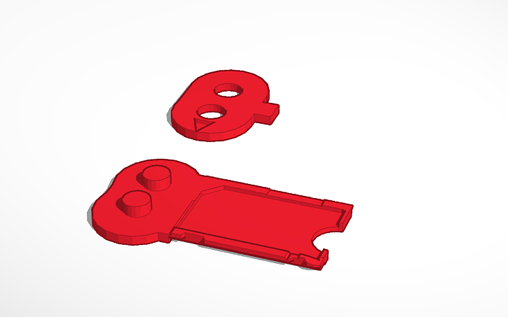 3D design XC60 Volvo SIM card holder - Tinkercad