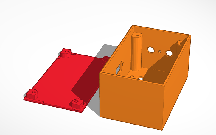 3D design CAN-Box box - Tinkercad