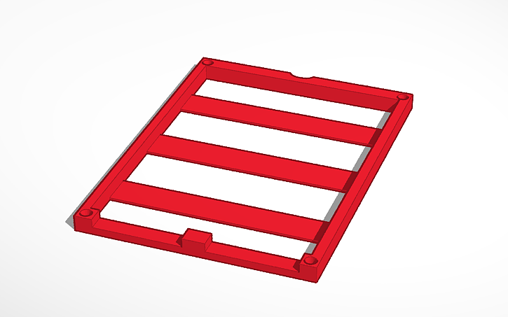 3D design battery frame new | Tinkercad