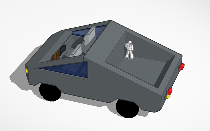 3D design TESLA CYBERTRUCK - Tinkercad