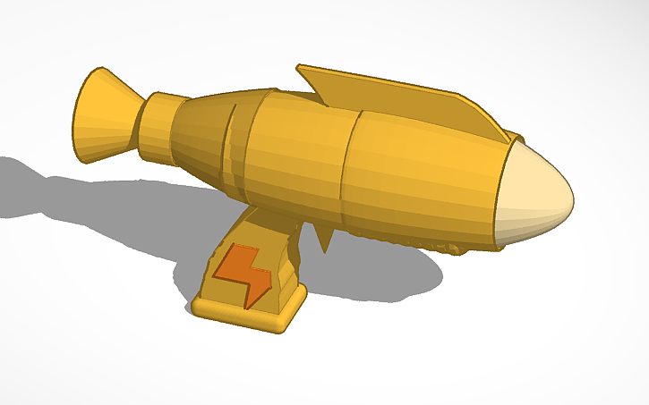 3D design Fazer Blaster - Tinkercad