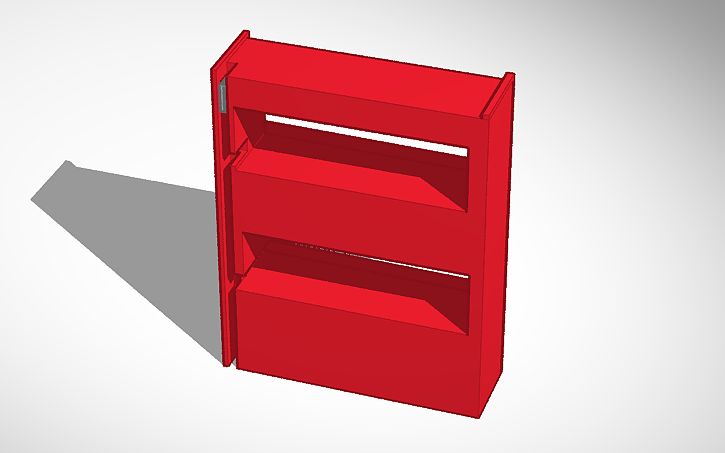 3D design basic toy house with elevator - Tinkercad