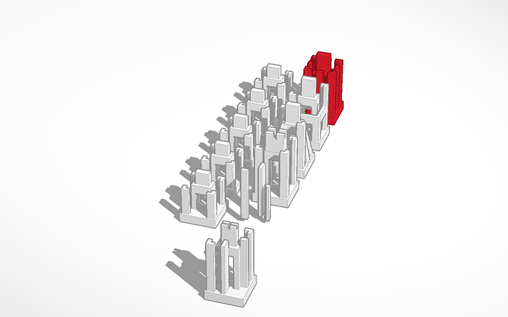 3D design Fusion Chess Set | Tinkercad