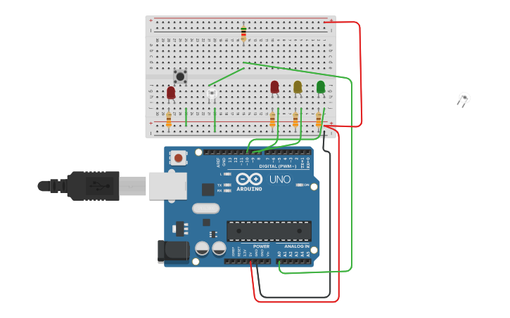 Circuit design Remote Control - Tinkercad