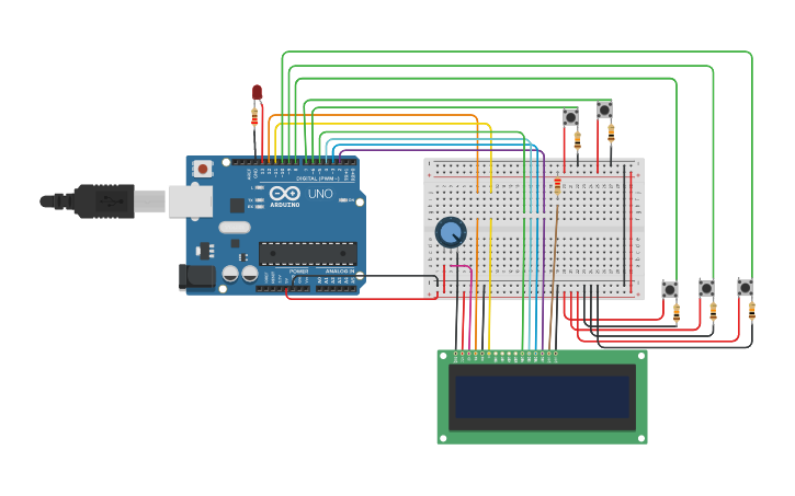 Circuit design Microwave - Tinkercad
