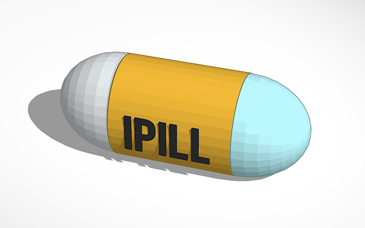 3D design I pill | Tinkercad