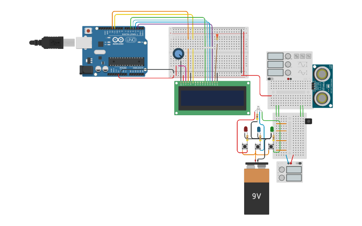 Circuit design Camera Fall Raiseup System | Tinkercad