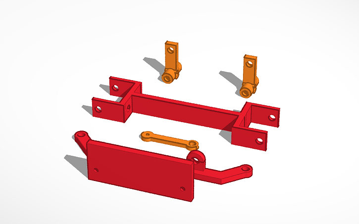 3D design Steering system - Tinkercad