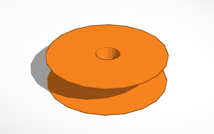 3D design spool - Tinkercad
