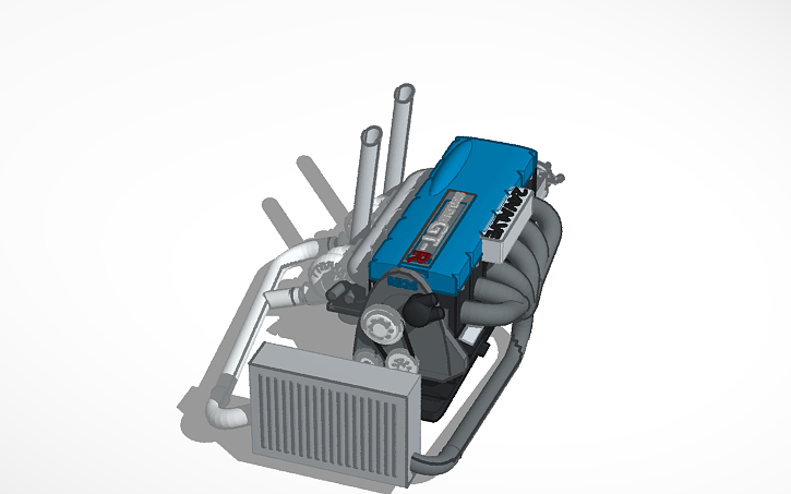 3D design Nissan Skyline Engine - Tinkercad