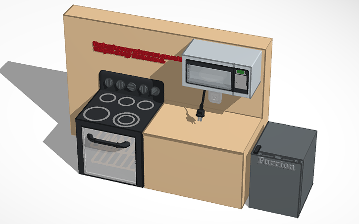3D design Kitchen - Tinkercad
