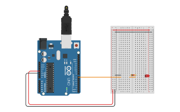Circuit design Week 2 - Circuit 1 | Tinkercad