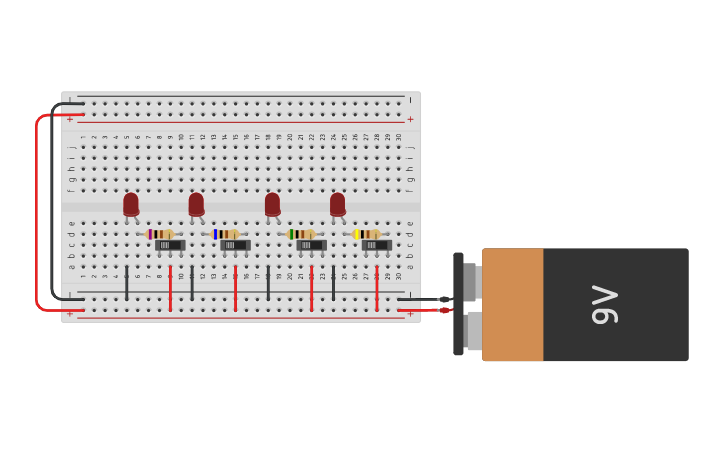 Circuit design Parallel Circuit | Tinkercad