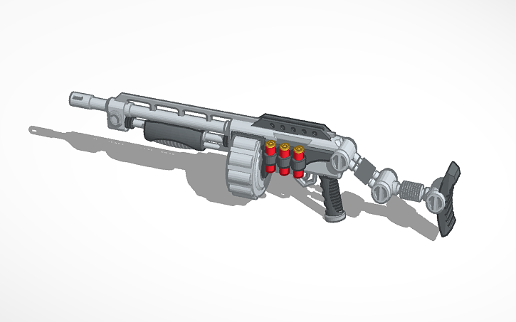 3D design Future Shock Tactical Shotgun 2 | Tinkercad