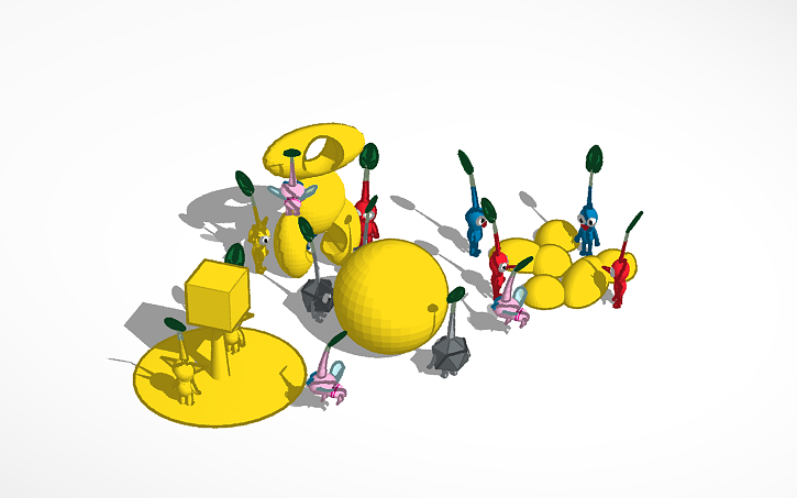 3D design pikmin-plasm wraith - Tinkercad