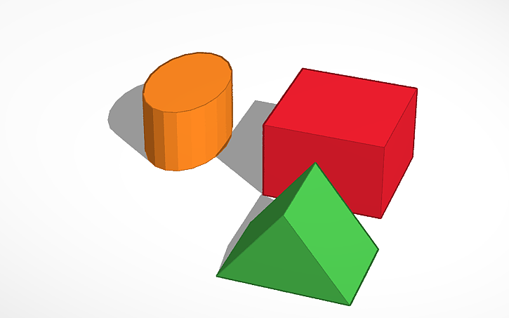 3d Design Shapes Tinkercad