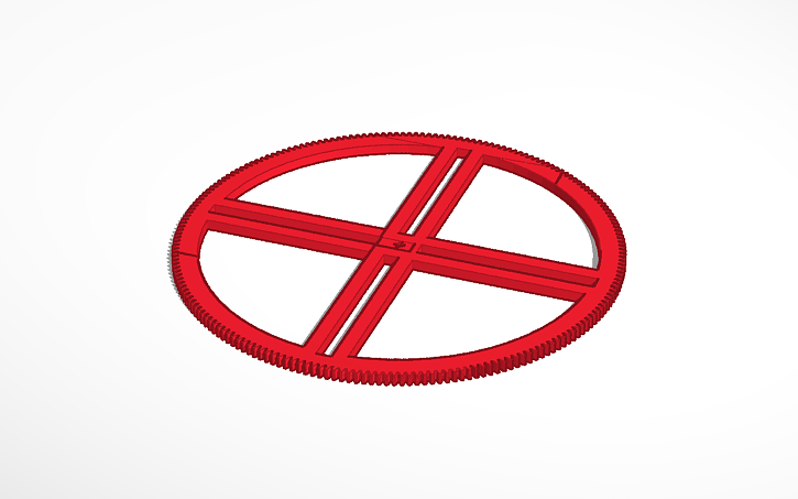 3D design 200 Tooth Lego-Compatible Gear - Tinkercad