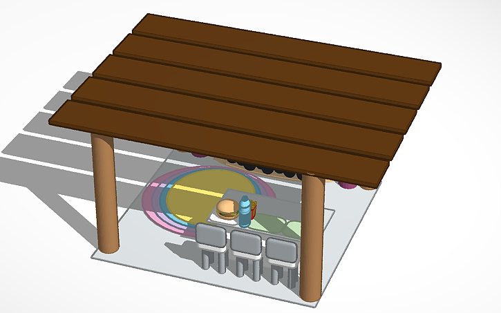 3D design Patio | Tinkercad