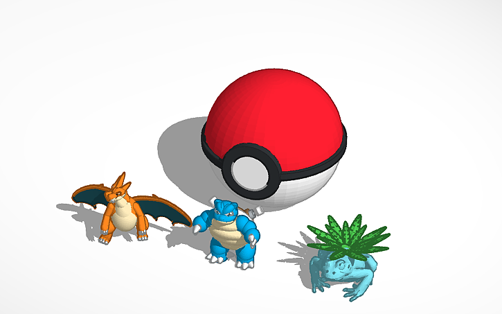 3D design Pokémon - Tinkercad