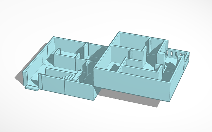 3D design My very intricate building - Tinkercad
