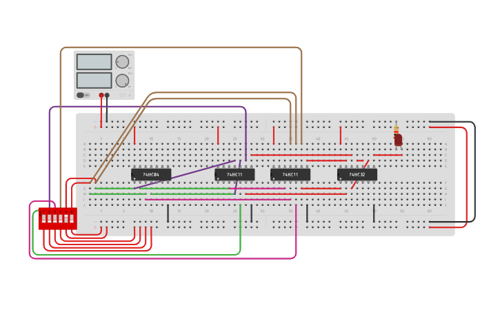 Circuit Design 4 1 Multiplexer Tinkercad