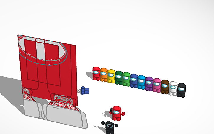 3D design Among us | Tinkercad