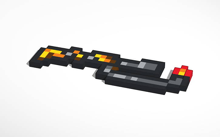 3D design Terraria Flamethrower - Tinkercad
