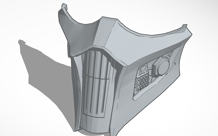 3D design Mask - Tinkercad